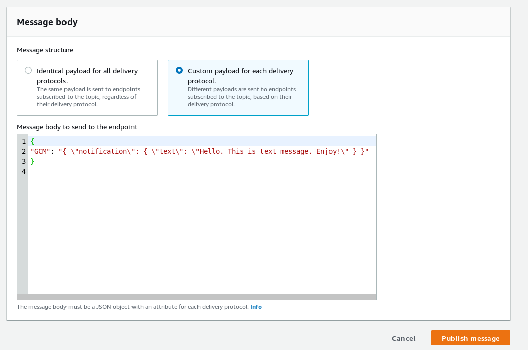Send test FCM push notification with Amazon SNS - Mestwin Blog Send test FCM push notification with Amazon SNS - Mestwin Blog