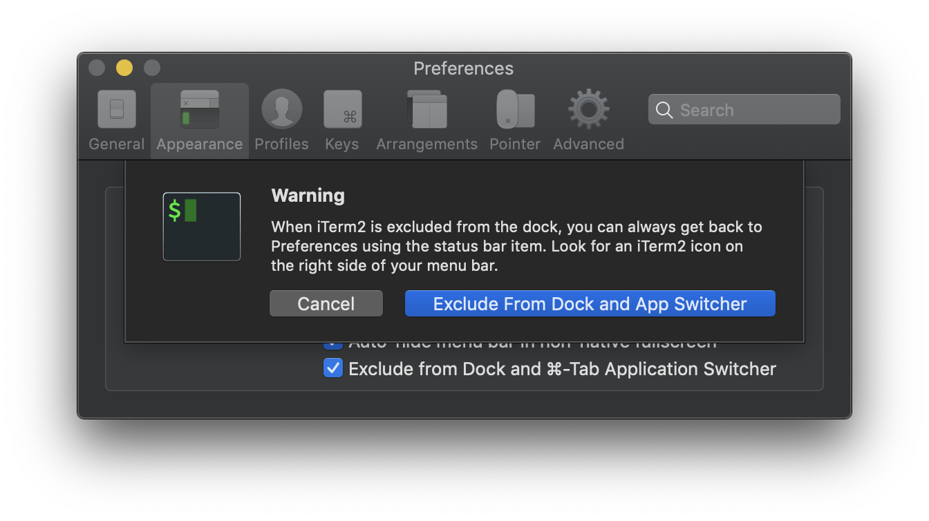 Drop-down terminal in macOS with iTerm2 - Mestwin Blog